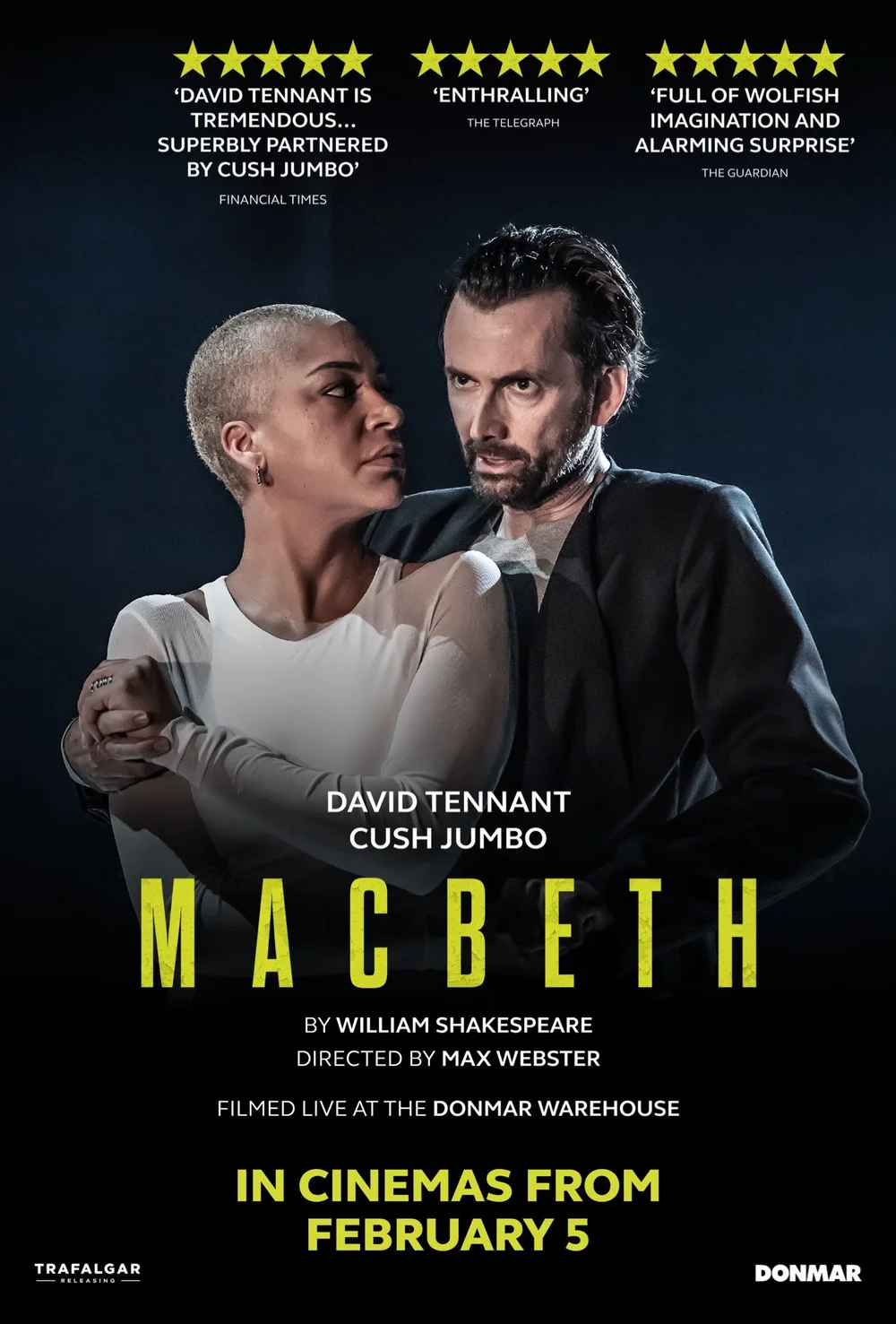 NT Live: Macbeth — 7:00PM Preshow talk at 6:30PM — Al Whittle Theatre