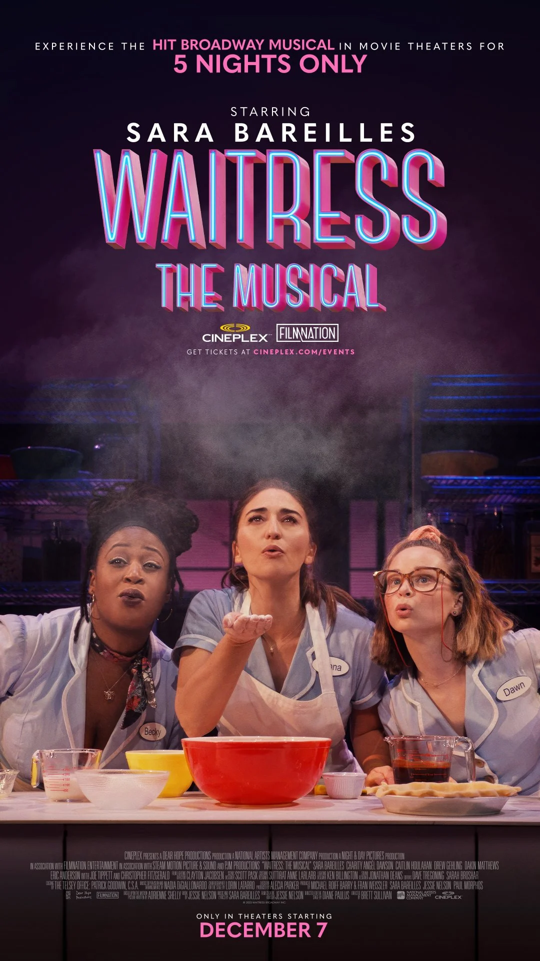 Waitress The Musical — 7pm — Al Whittle Theatre