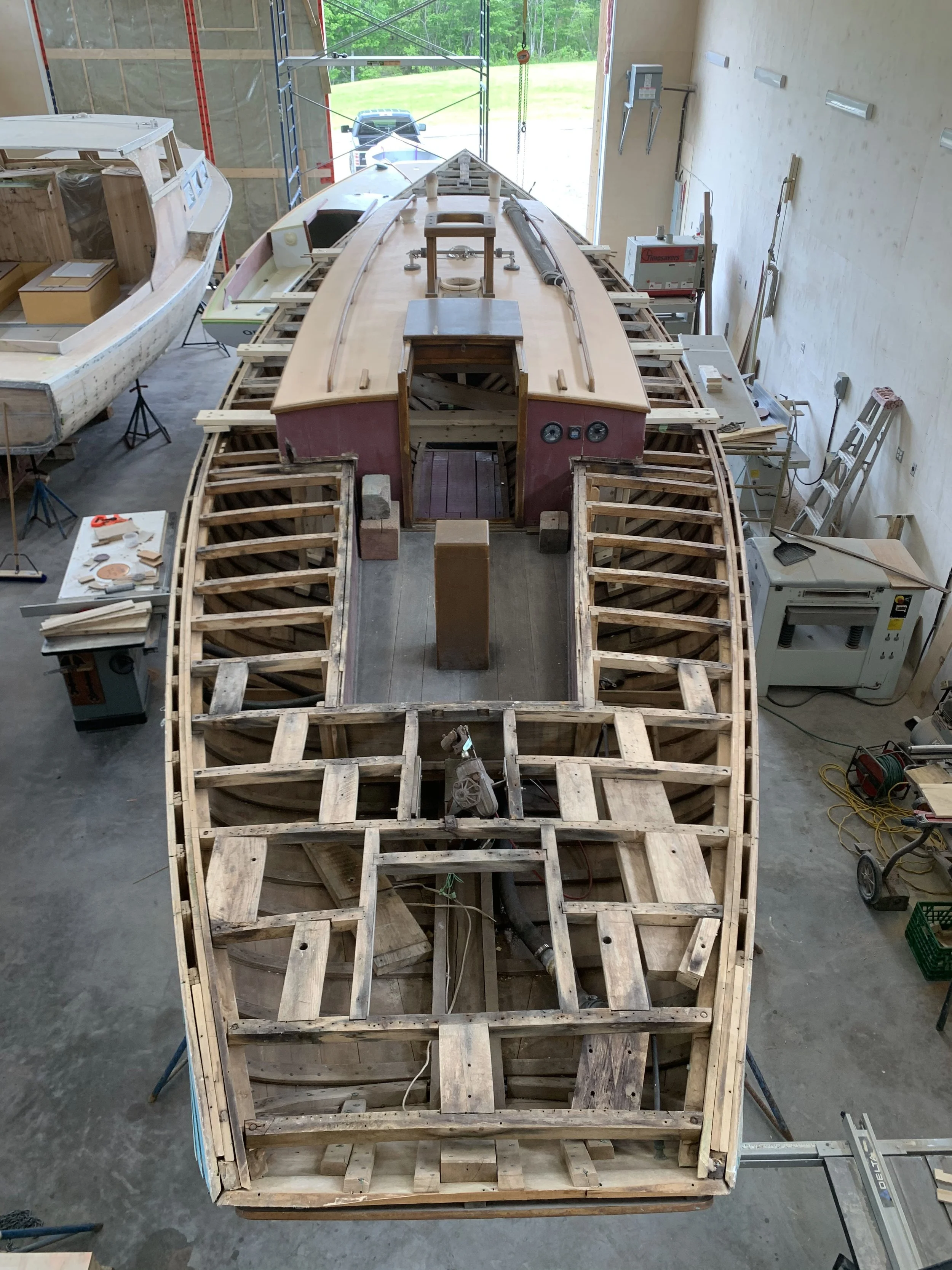 Dorothy Louise is a wooden schooner built by David Stevens restored by ...