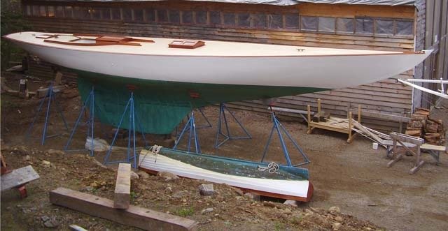 Seneca is a 1907 Herreshoff designed P Class Bermudan Sloop restored by ...