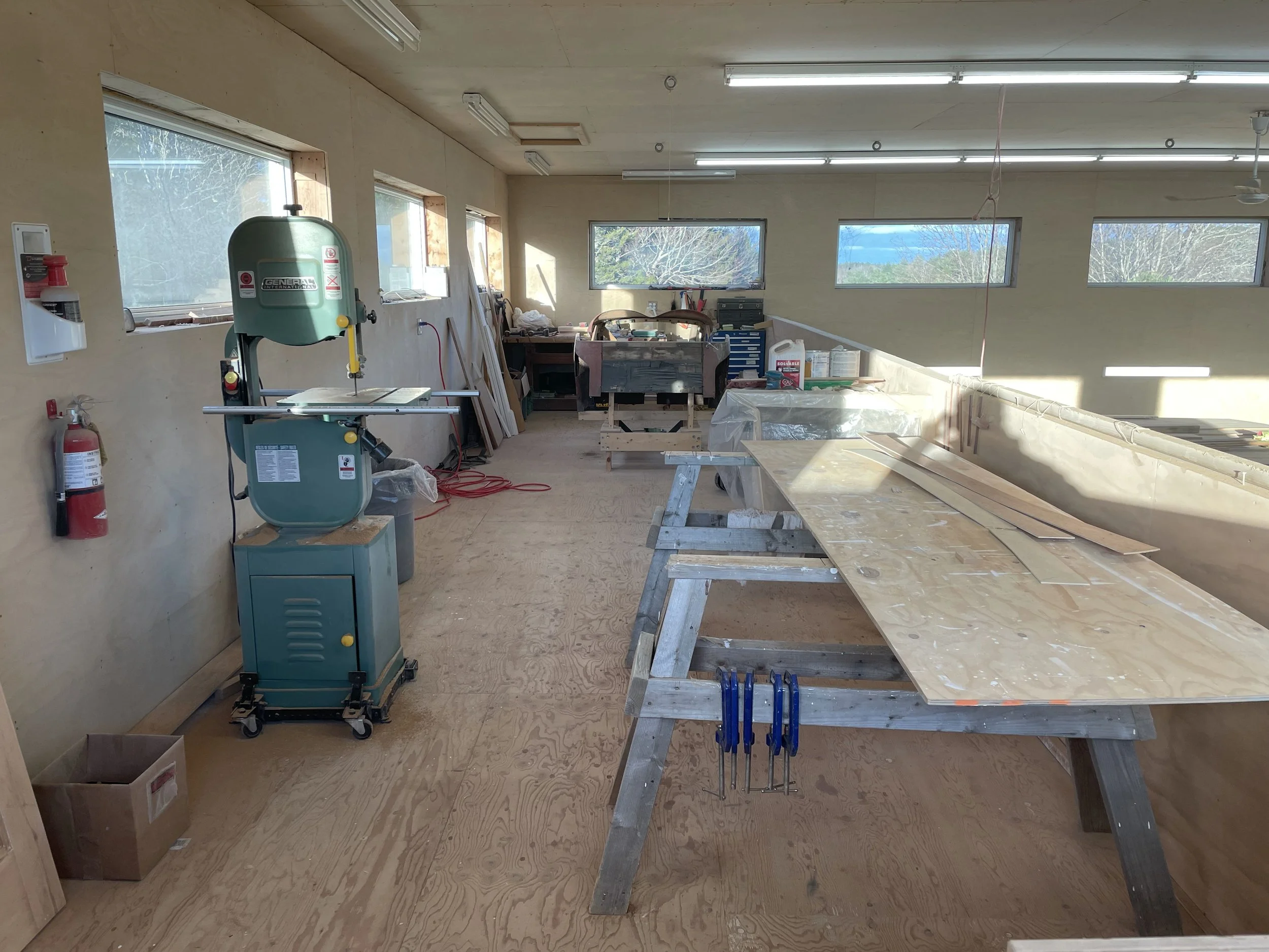 Tern Boatwork's new boat shop, built in 2020, is located in West LaHave ...