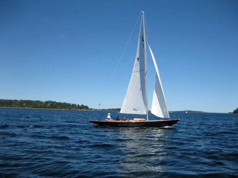 Enigma is a custom built wooden IOD built by Tern Boatworks of Nova ...