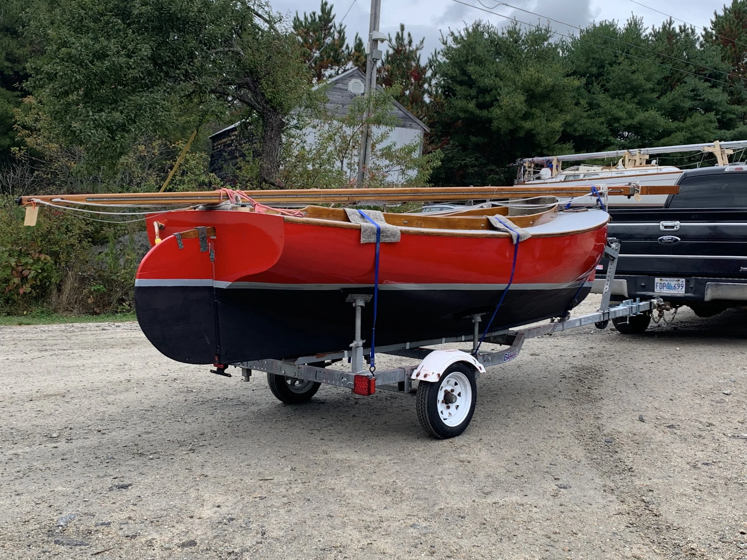 Alice is a Wenaumet Kitten Catboat restored by Tern Boatworks on the ...