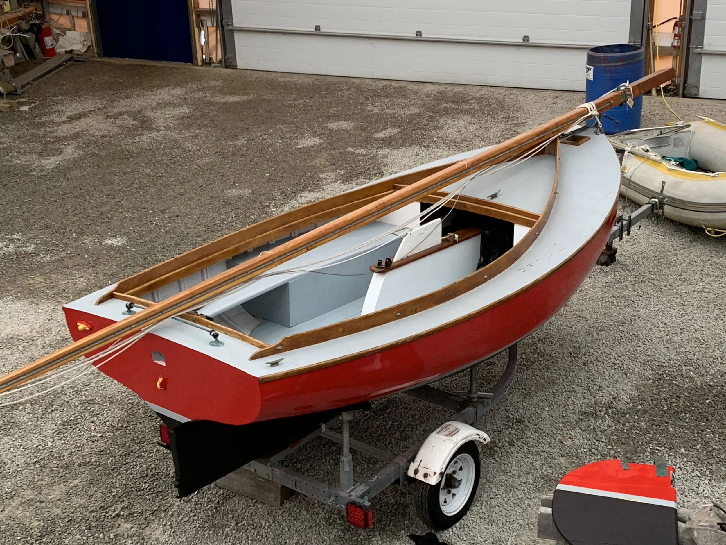 Alice is a Wenaumet Kitten Catboat restored by Tern Boatworks on the ...