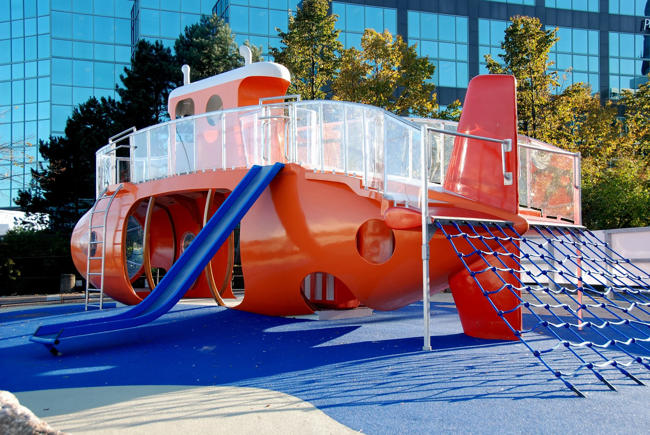 The Submarine Playground located on Halifax's waterfront was designed ...