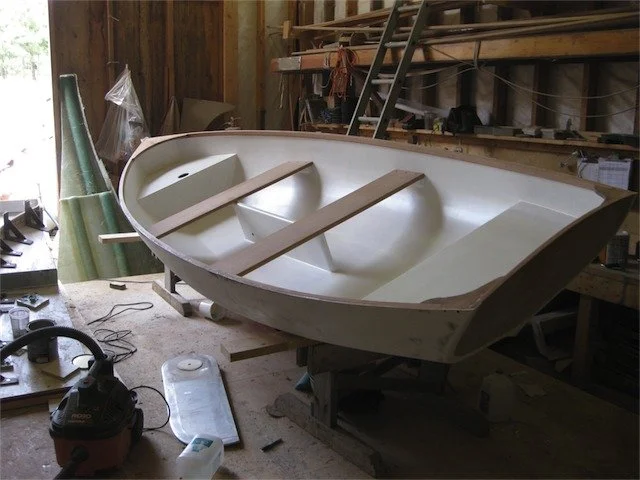The tender for a 61’ sloop called Mischief was built by Tern Boatworks ...