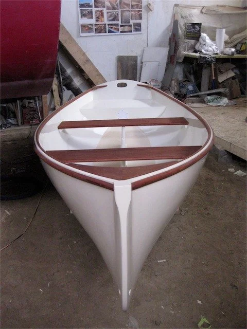 The tender for a 61’ sloop called Mischief was built by Tern Boatworks ...