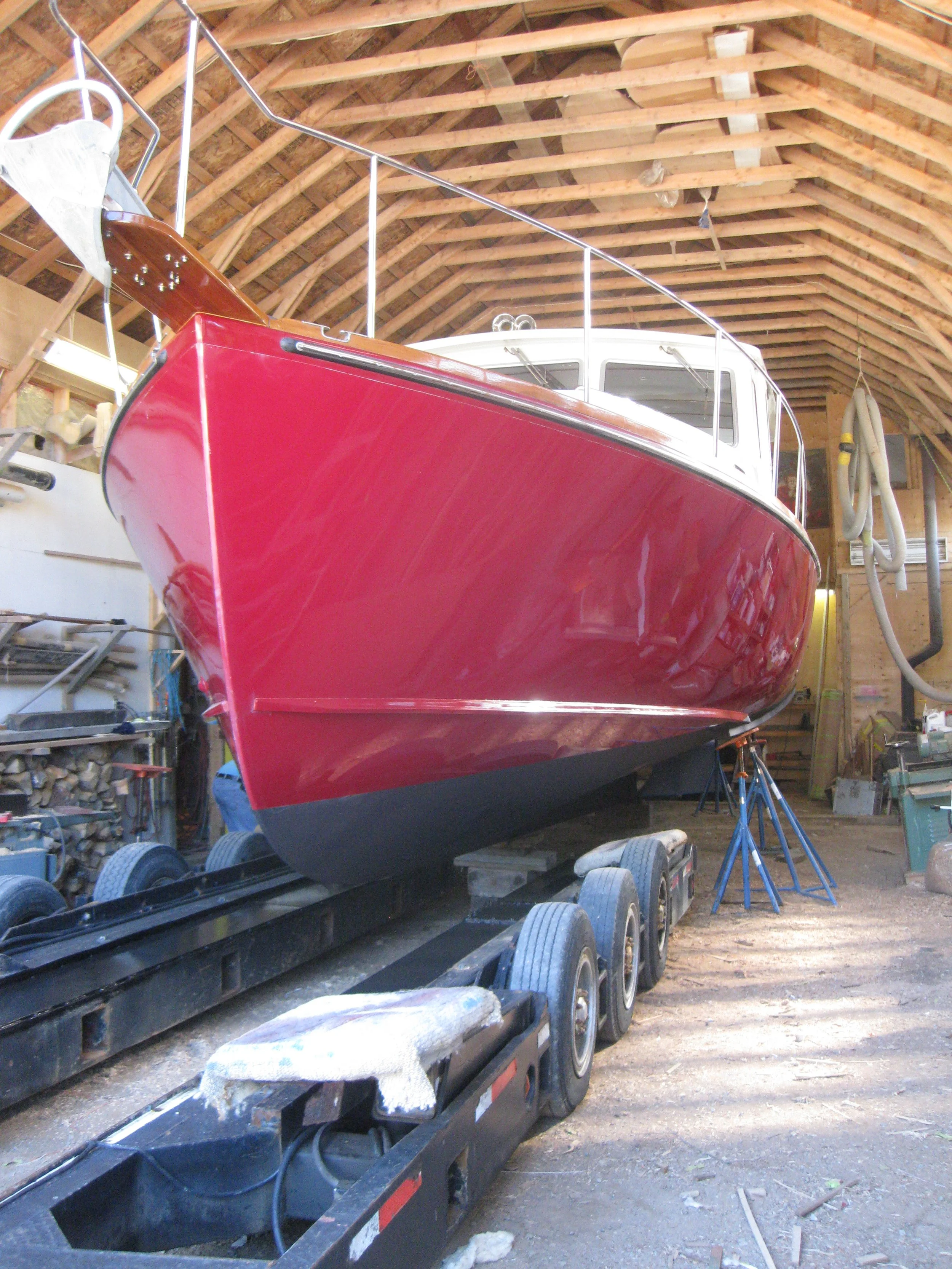 Bella is a custom 38’ Down East Style Lobster yacht built by Tern ...