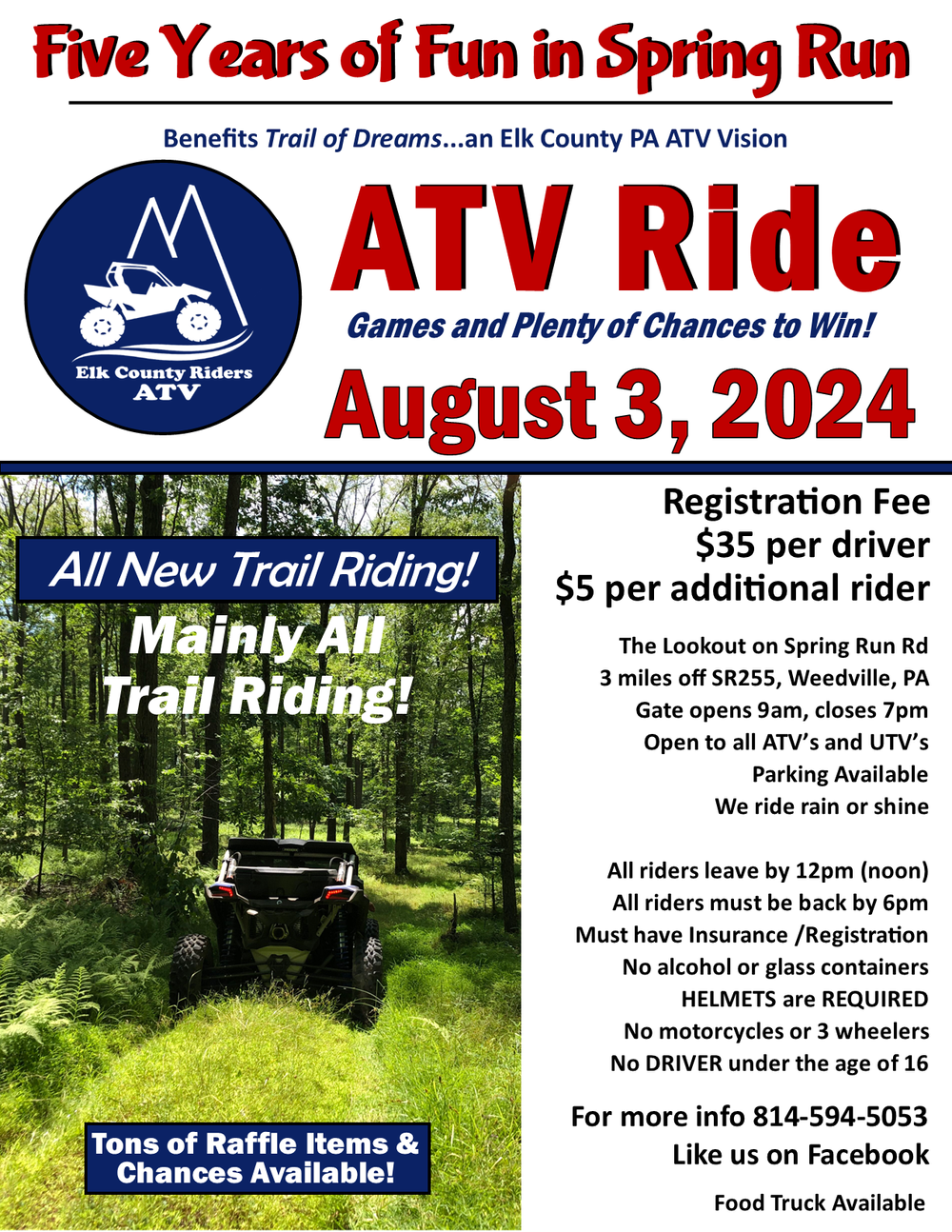 Pre-Registration — Elk County Riders ATV