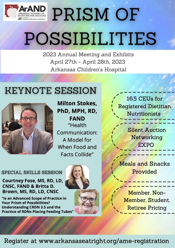 Annual Meeting and Exhibits — Arkansas Academy of Nutrition and Dietetics