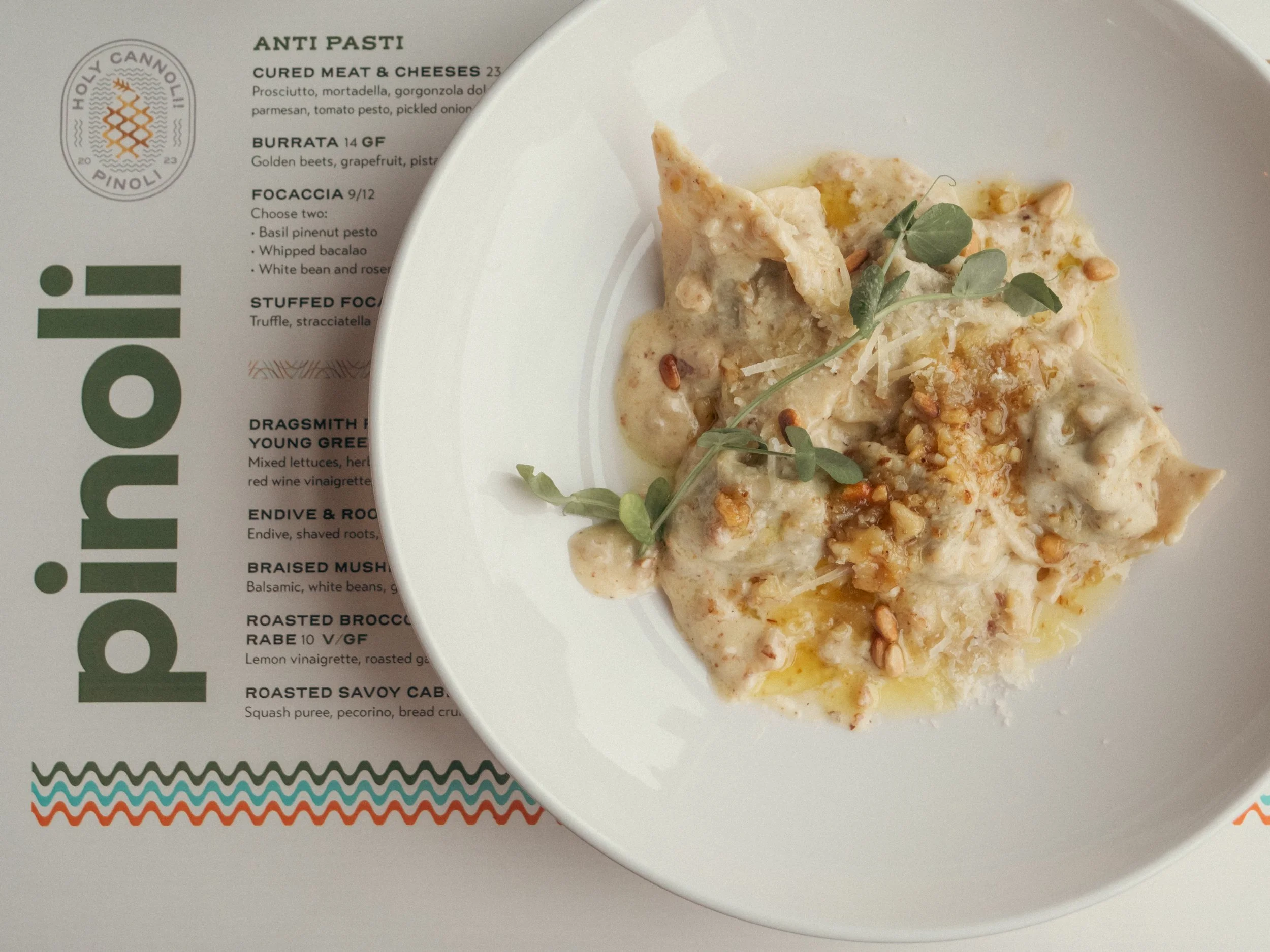 Menu — Pinoli Restaurant