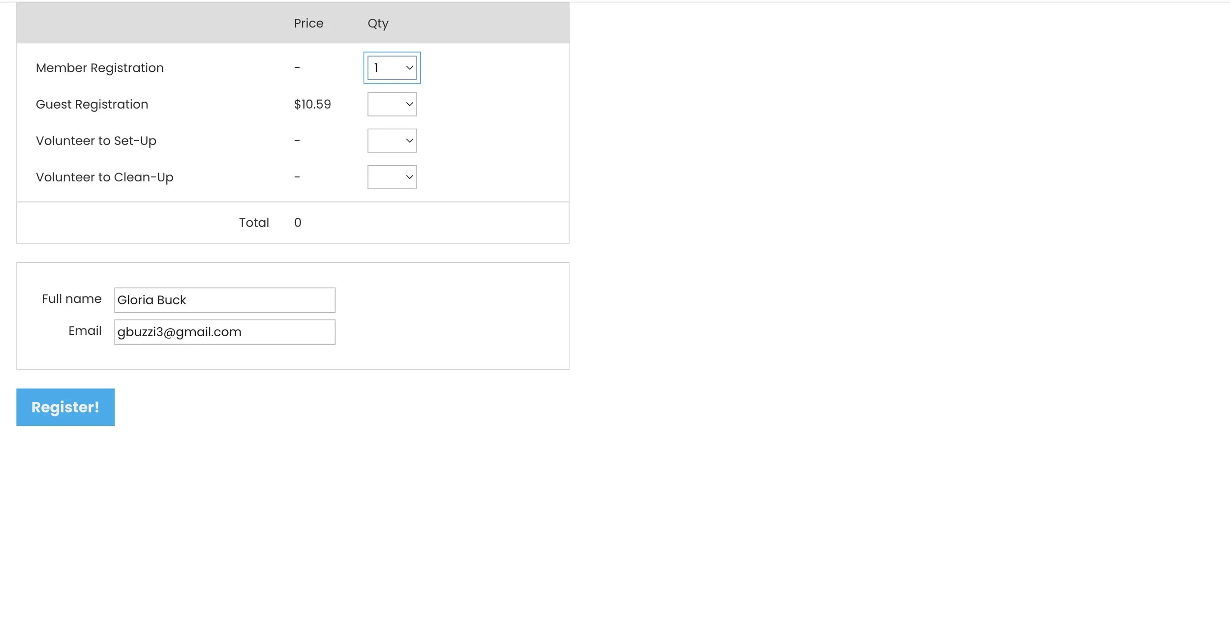 How to Register for an Event/Activity — OTOW Active Singles Club