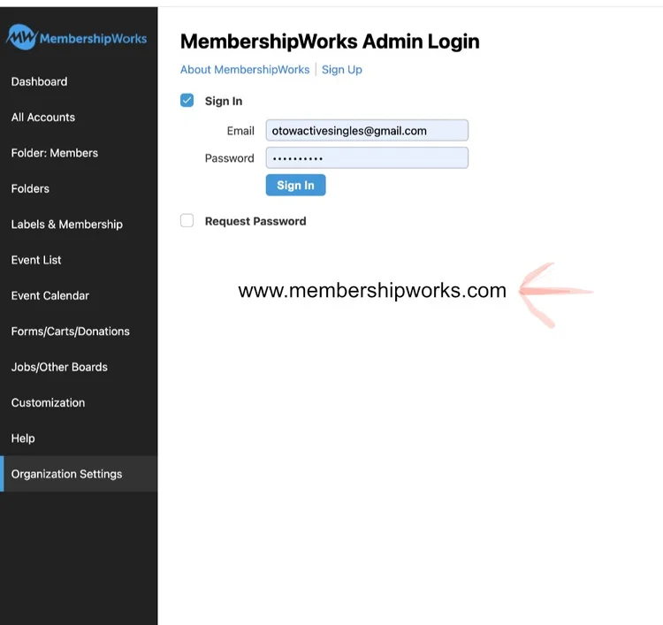 How to Accept a New Member — OTOW Active Singles Club