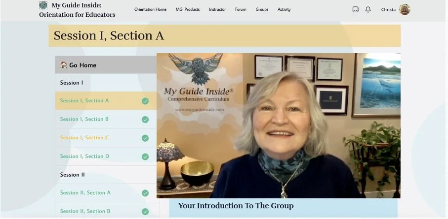 Pro-D — My Guide Inside ® Curriculum