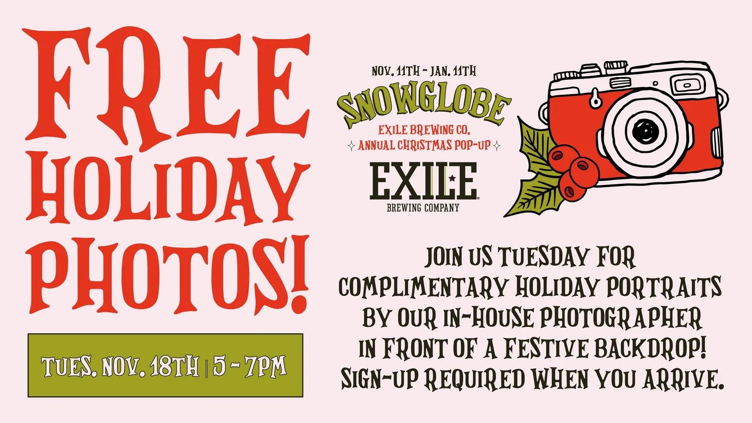 Exile Events — Exile Brewing