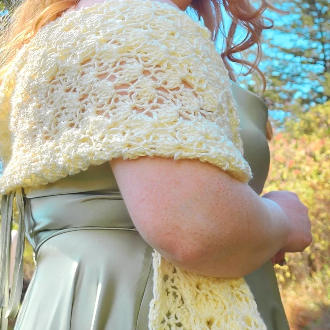 Shell Stitch Wedding Shawl Crochet Pattern — Summerbug Crafts
