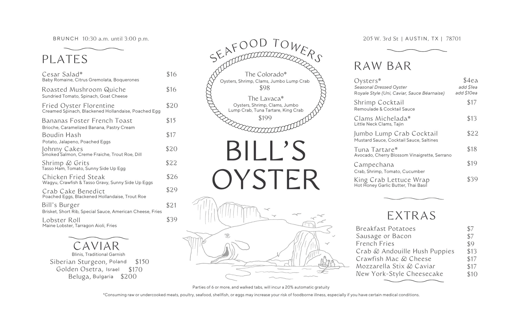 Bill's Oyster | Bar & Restaurant