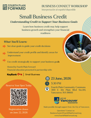 Small Business Credit — Fourth Plain Forward