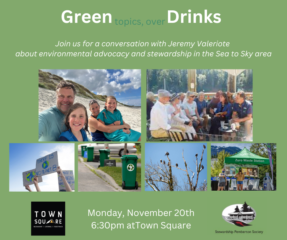 Green Drinks Stewardship Pemberton — Stewardship Pemberton Society