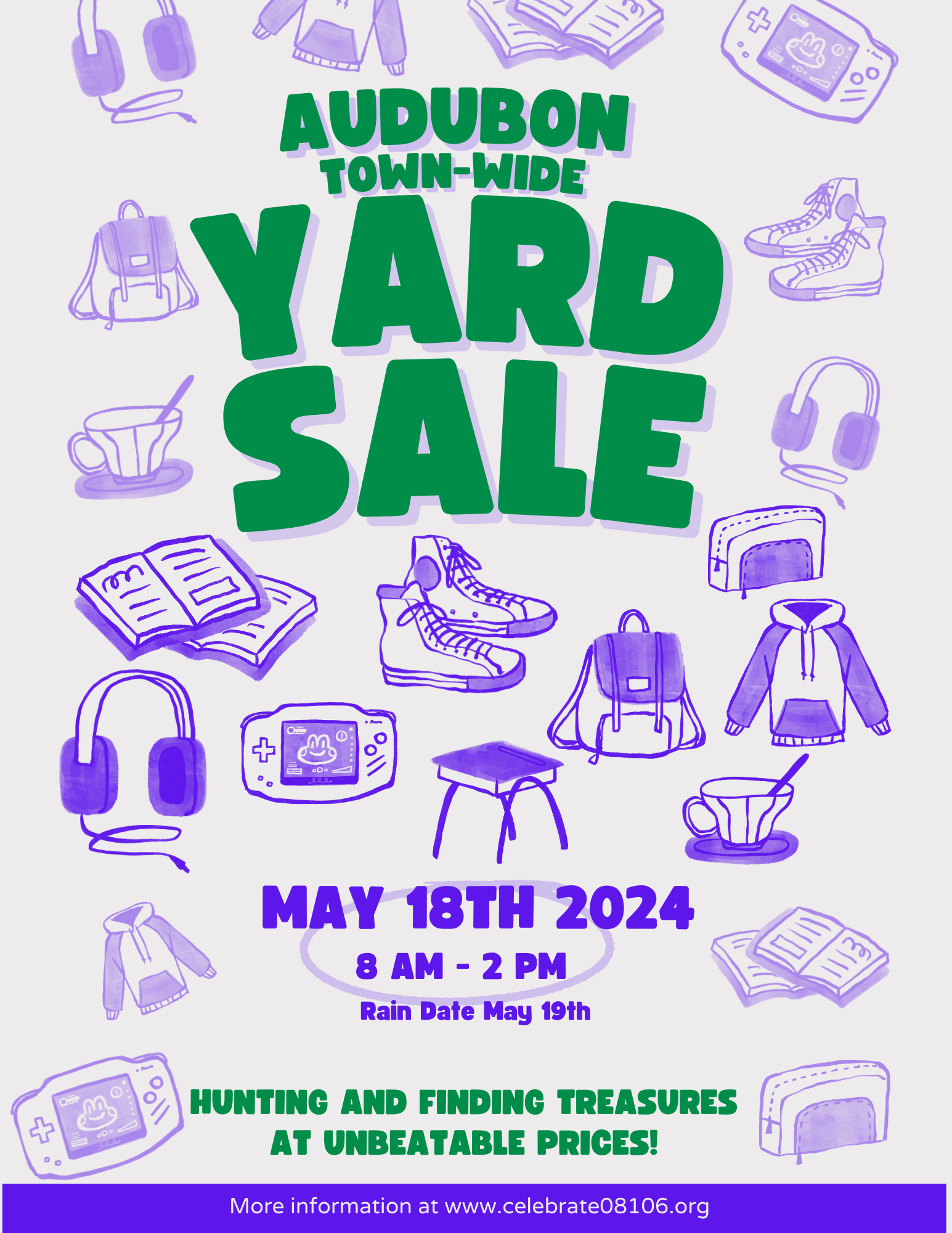 Audubon Town-wide Yard Sale Map — Audubon Civic REACH