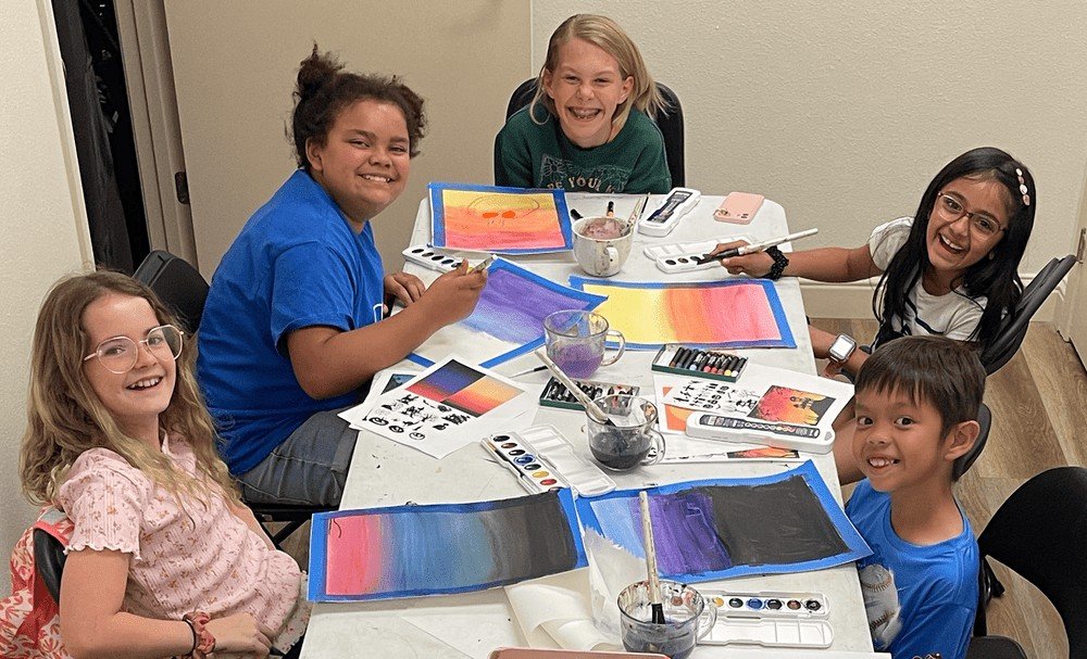 Middle School Art Class