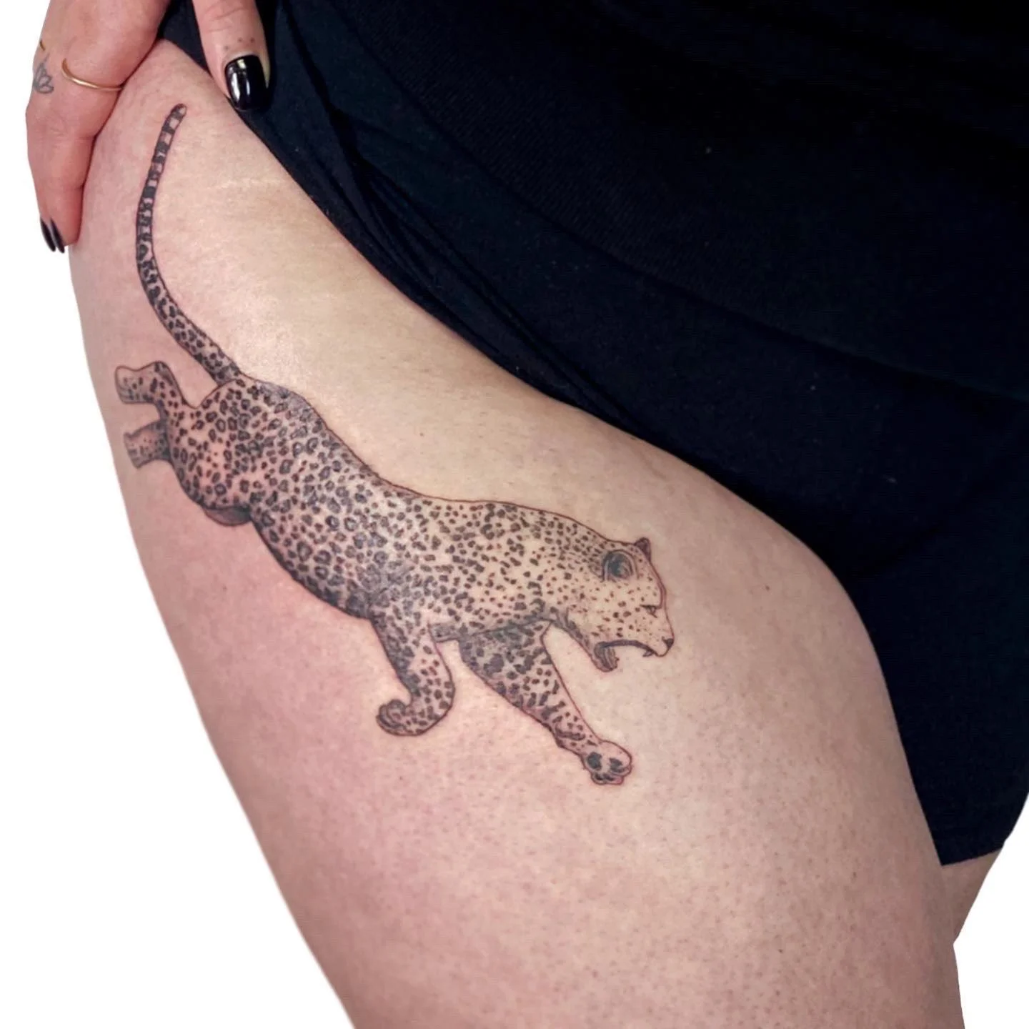 Moonlit Fangs Tattoo