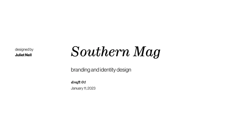 Southern Mag — Juliet Nell
