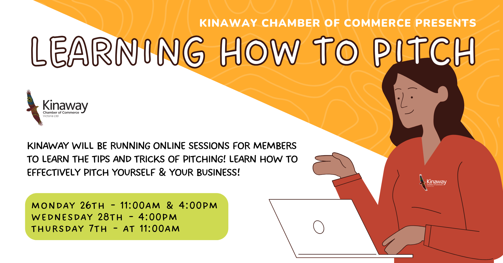 Learning how to Pitch EOI — Kinaway Chamber of Commerce