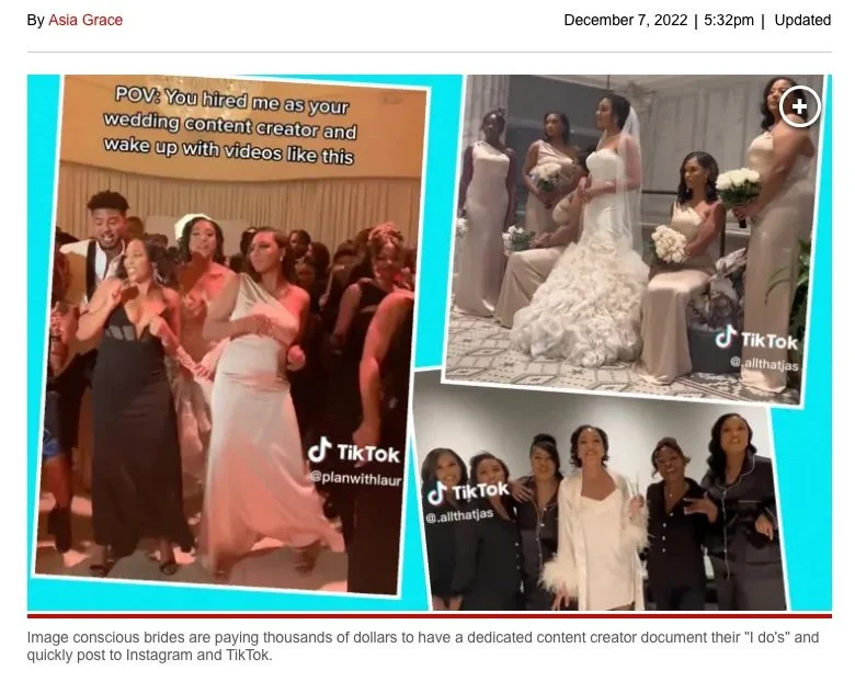 Wedding Content Creation — Plan With Laur