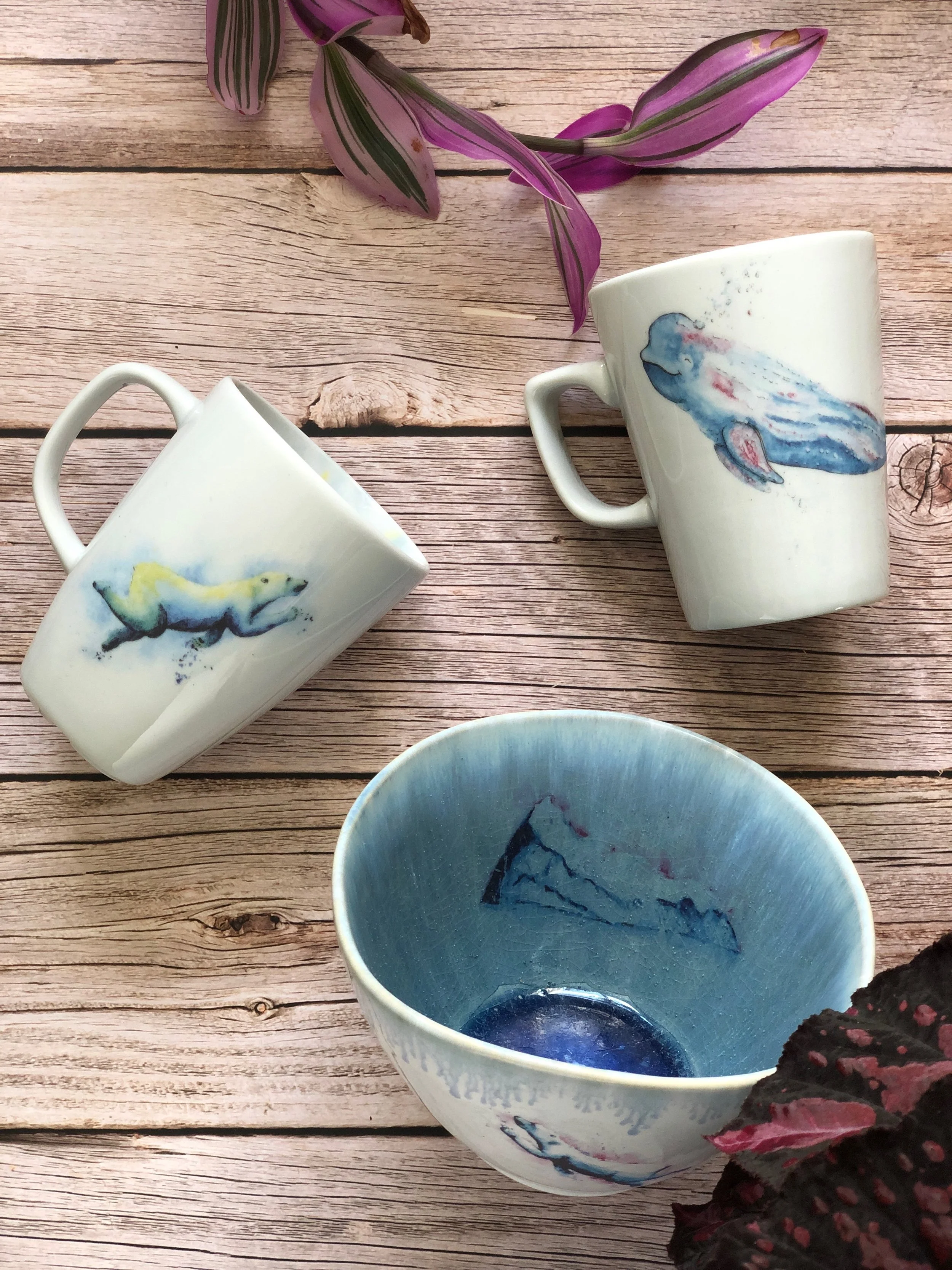 Polar bear — Upcycled Ceramics and Bags Online Shop | Ceramic and ...