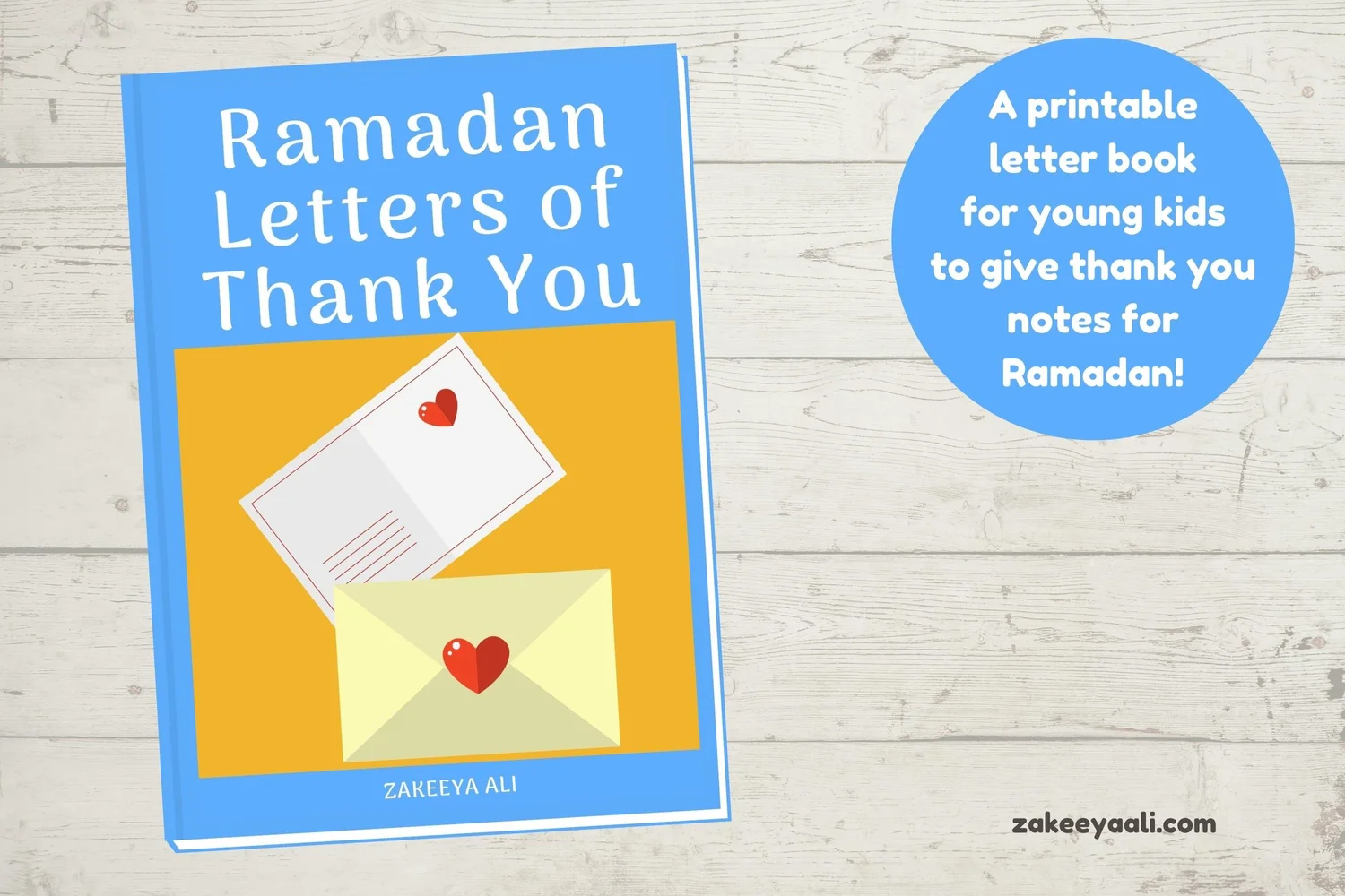 Ramadan Letters of Thanks for Kids — Zakeeya Ali
