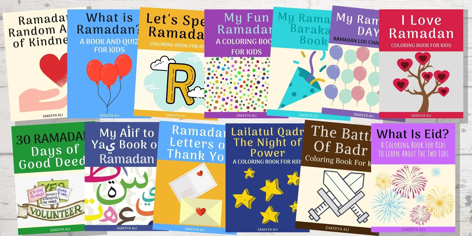 Printable Ramadan Books For Kids To Color and Learn — Zakeeya Ali