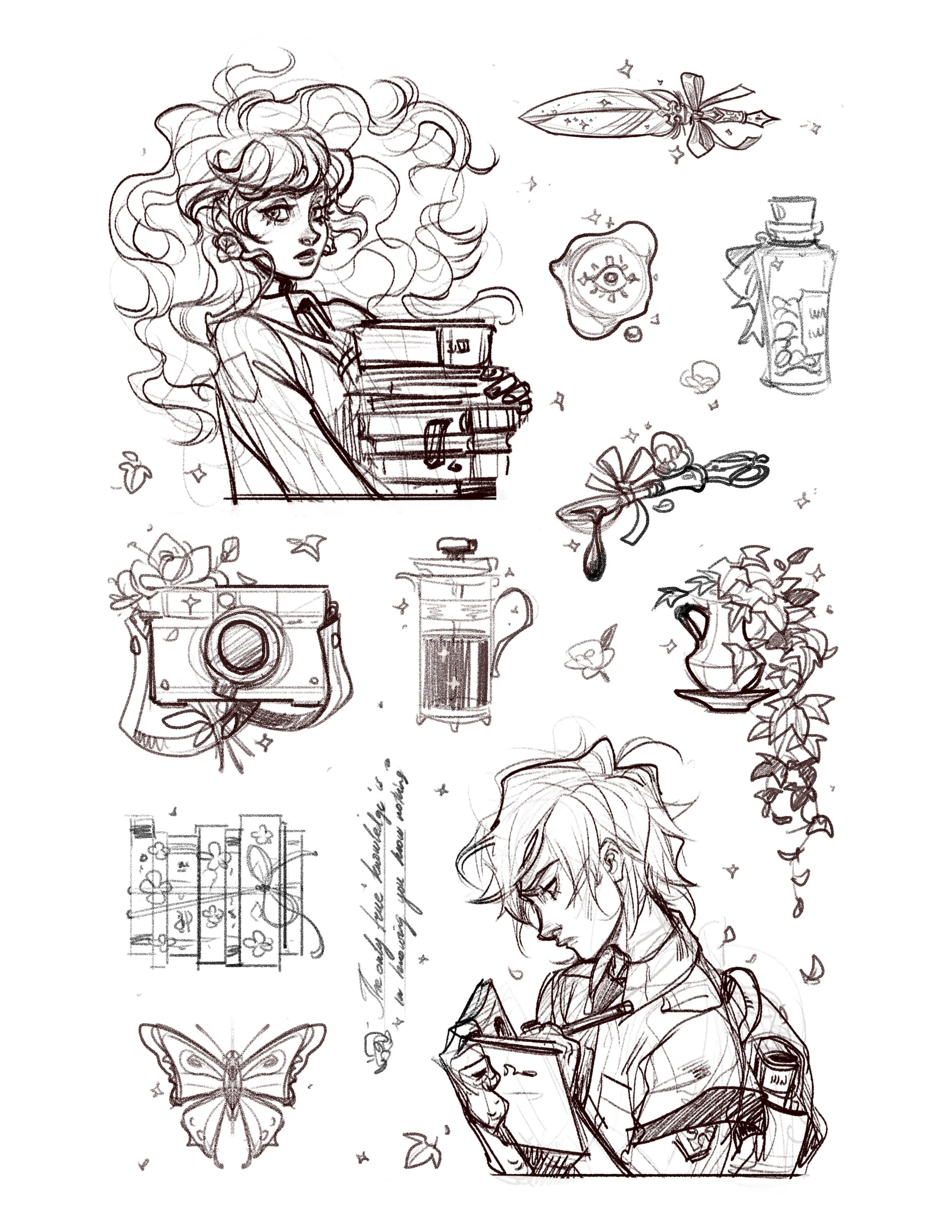 Sketchbook — Cosmic Spectrum Art