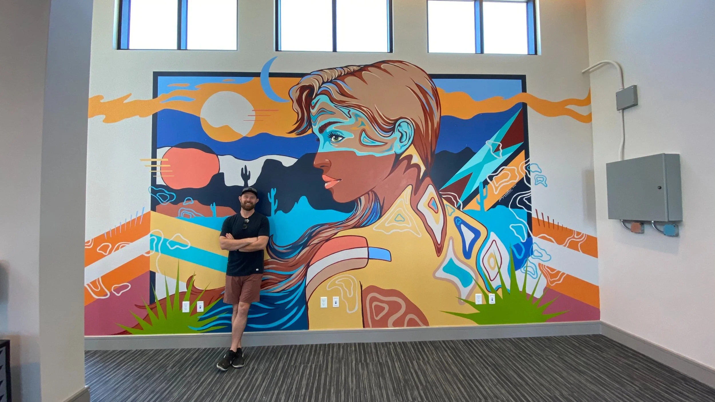 The Derby, Mural 2 — Skye Walker