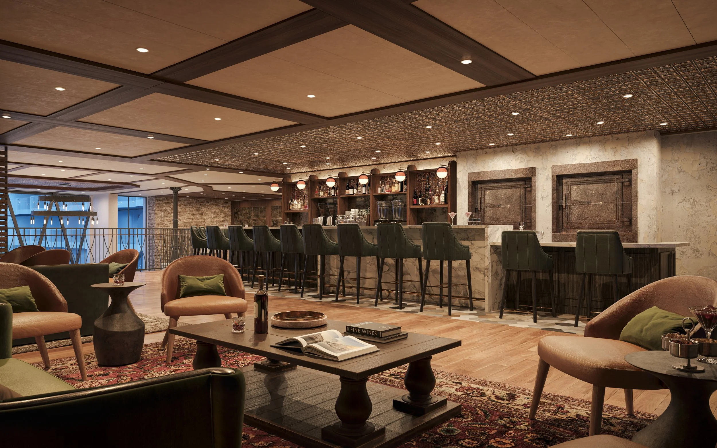 Italian family style restaurant and lounge mixing traditional and ...