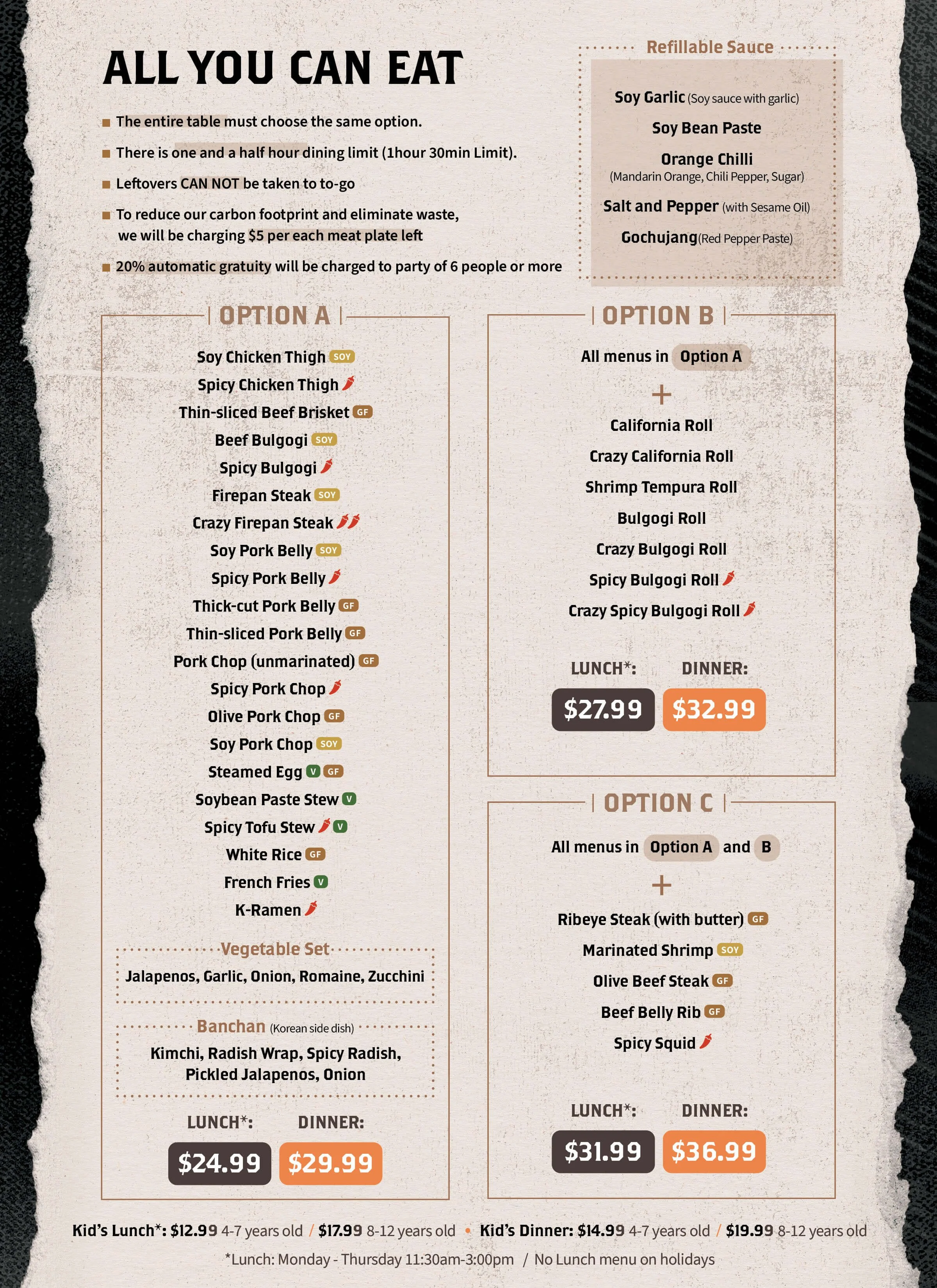 All You Can Eat Waldorf — Firepan KBBQ