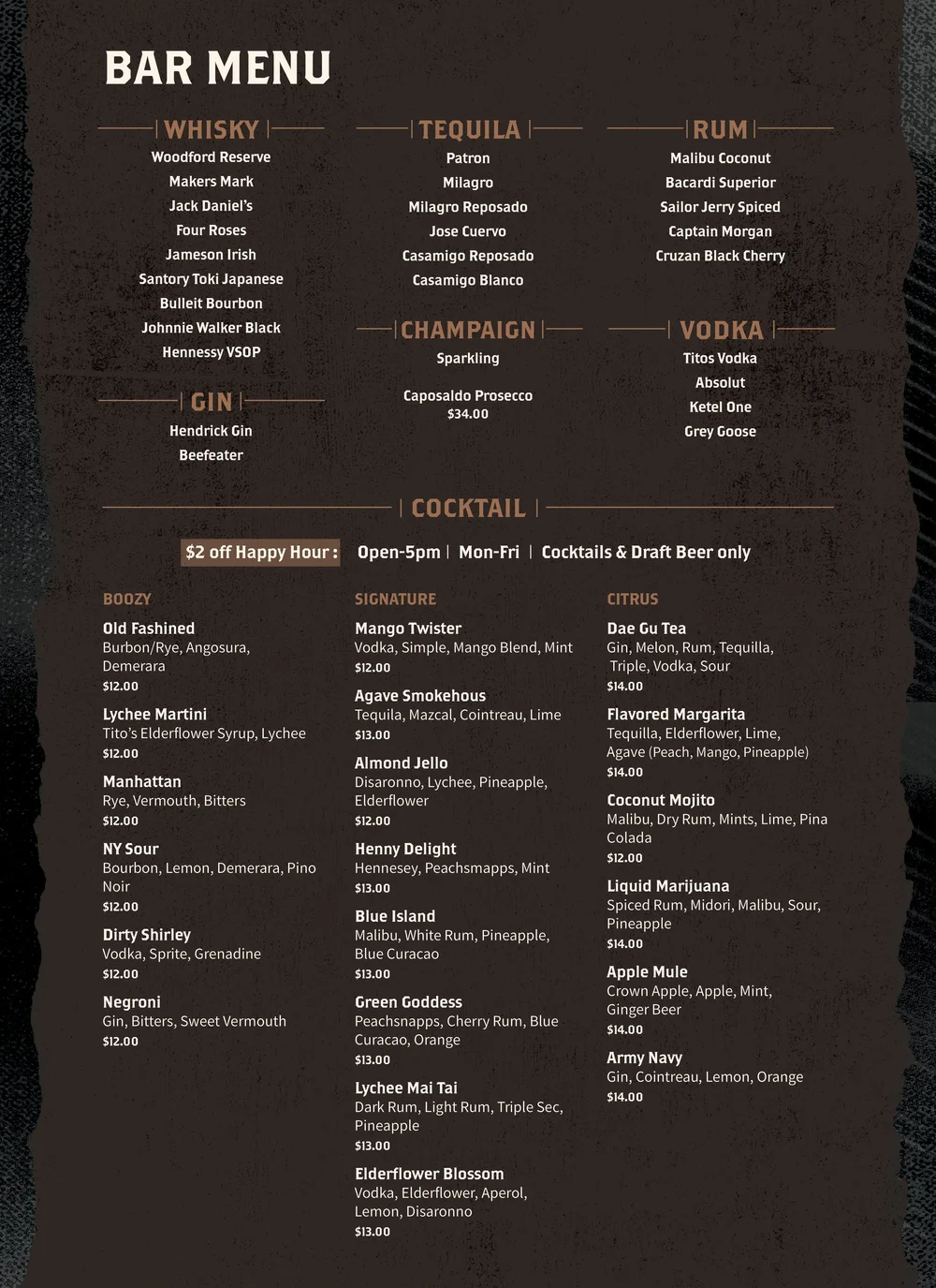 Drink — Firepan KBBQ