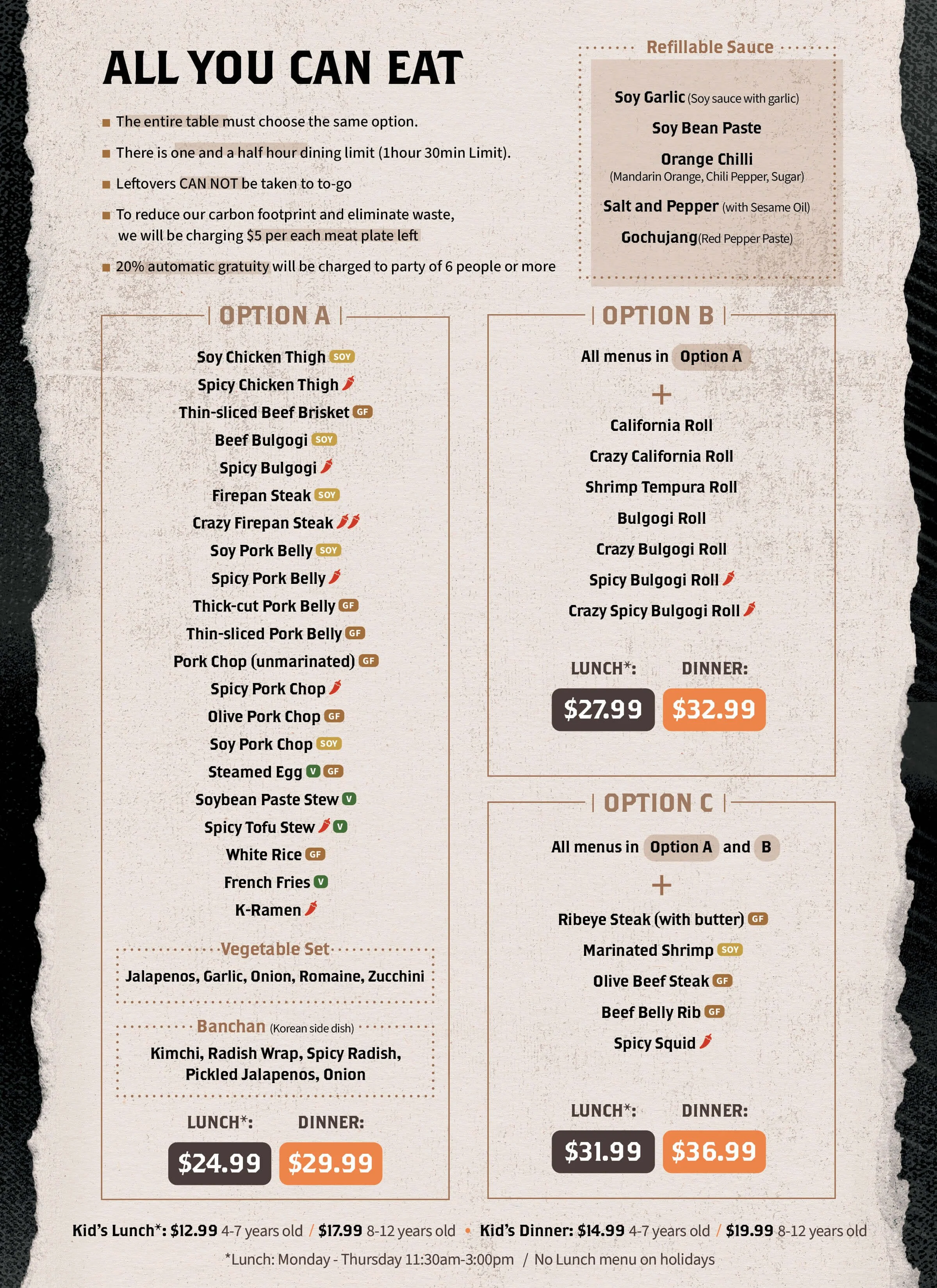 All You Can Eat Silver Spring — Firepan KBBQ