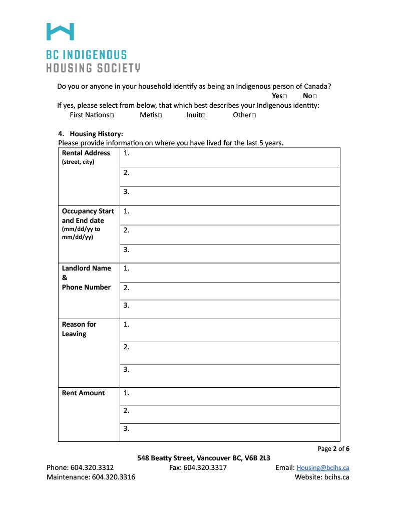 Eligibility and how to apply — BC Indigenous Housing Society