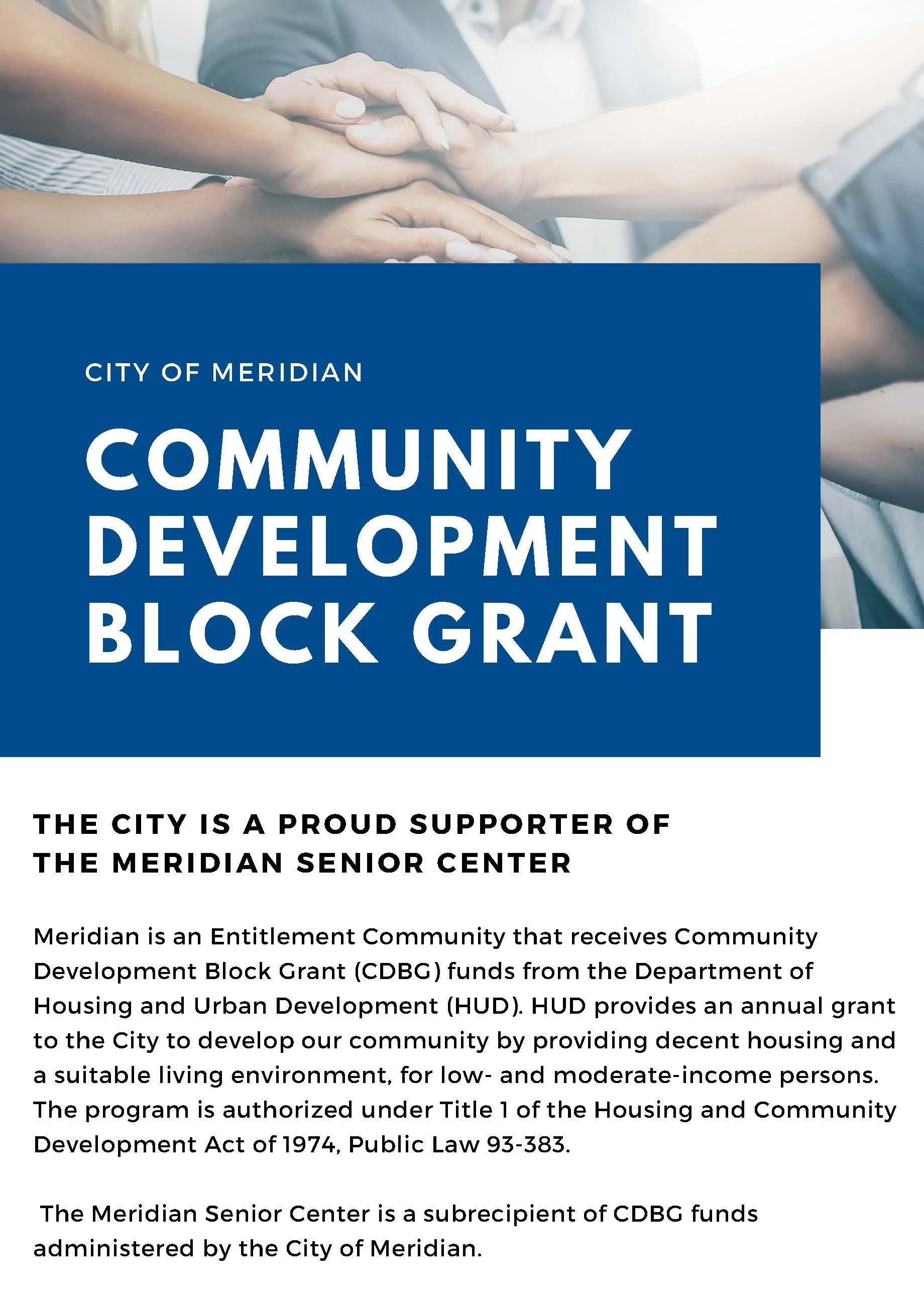 TRANSPORTATION — Meridian Senior Center