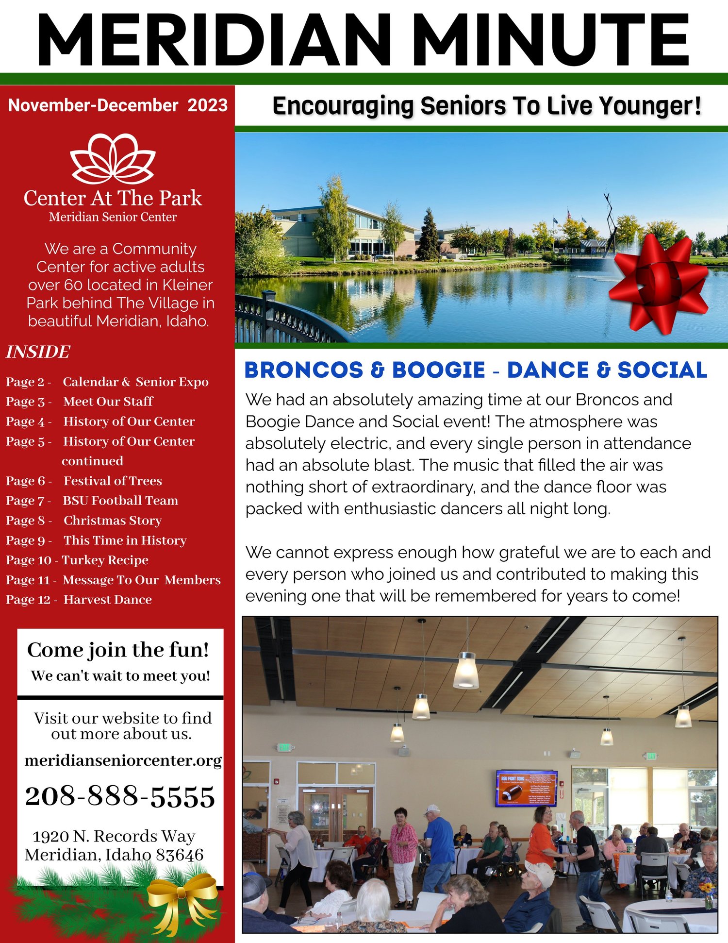 NEWSLETTERS 2023 — Meridian Senior Center