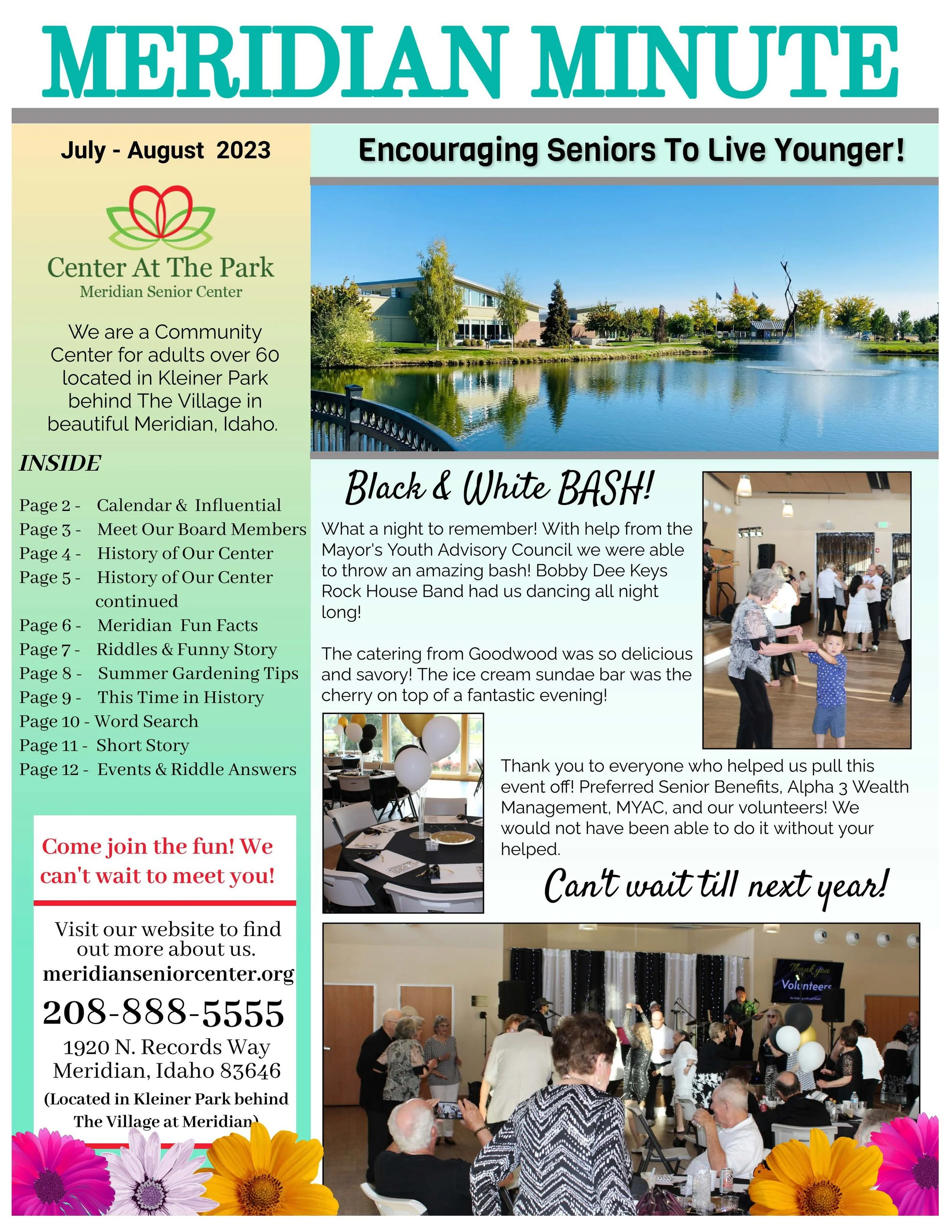 NEWSLETTERS 2023 — Meridian Senior Center