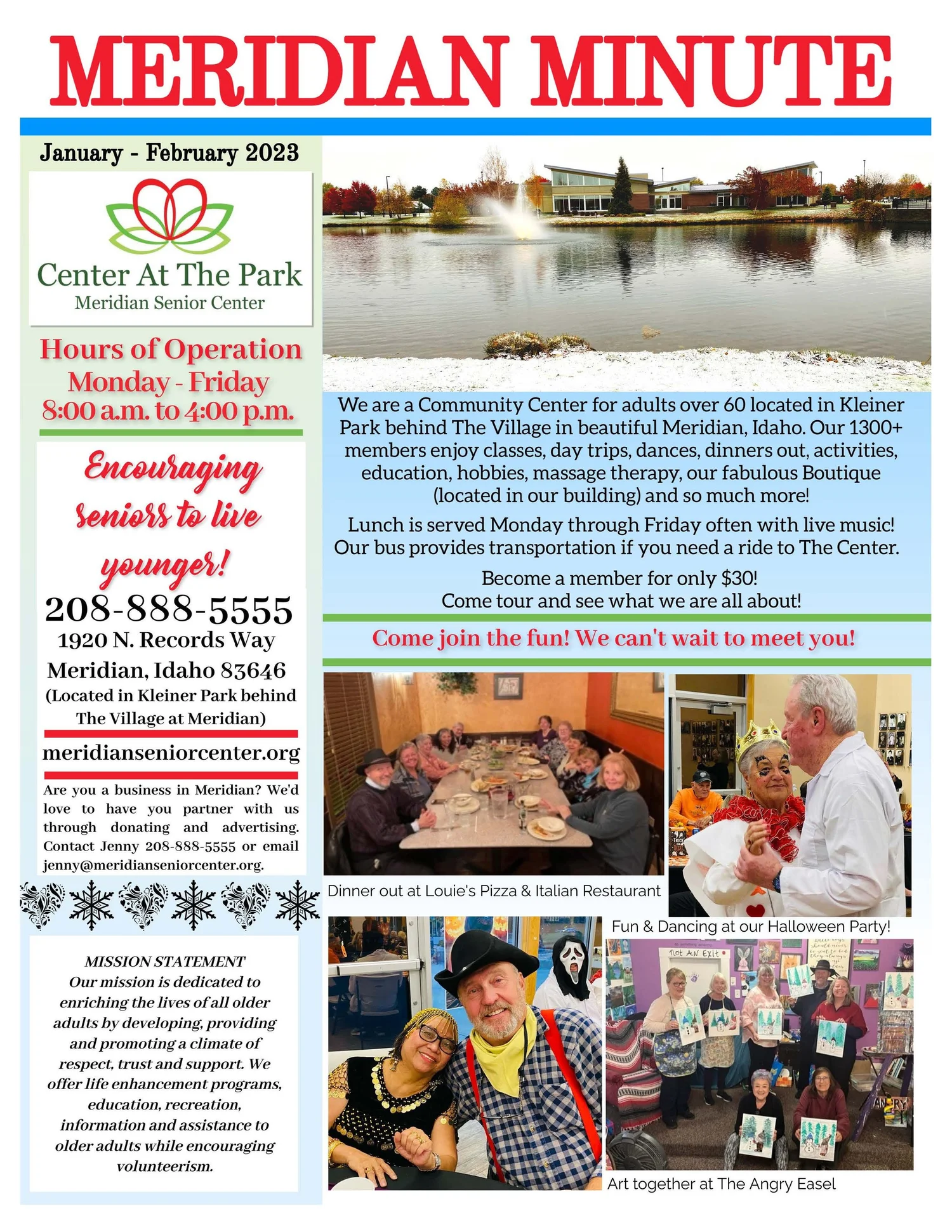 NEWSLETTERS 2023 — Meridian Senior Center