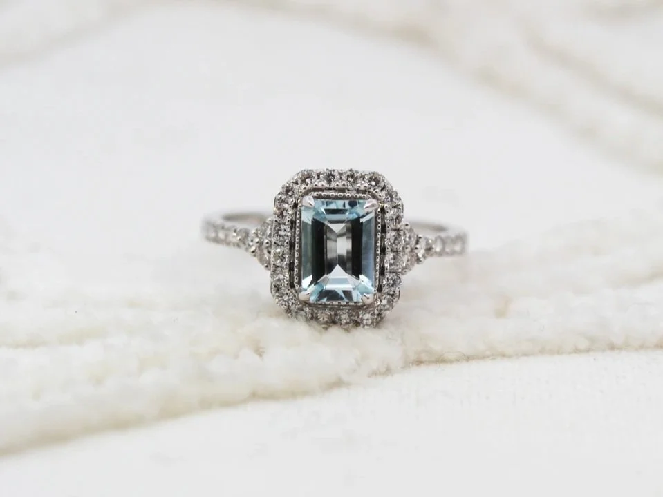 March’s Birthstones: Aquamarine & Bloodstone — Forge Jewelry Works