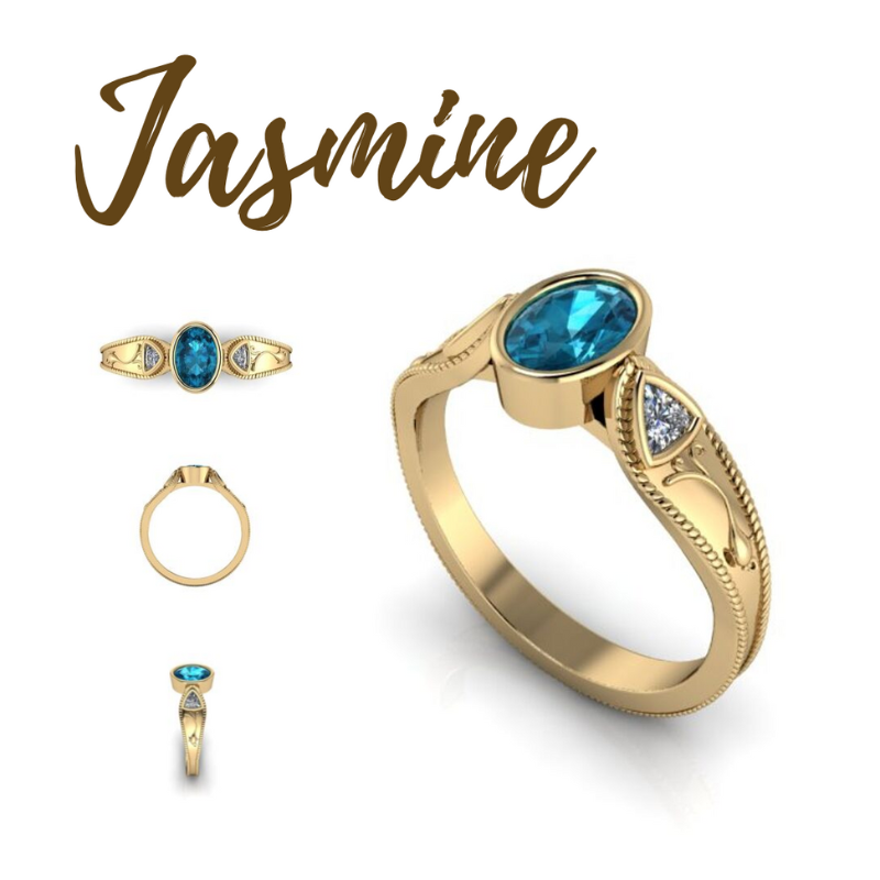 Disney Princess Inspired Wedding Rings