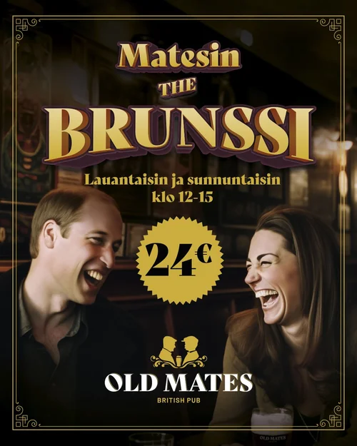 OLD MATES — Brittipub | Gastropub | Sporttibaari | BRUNSSI