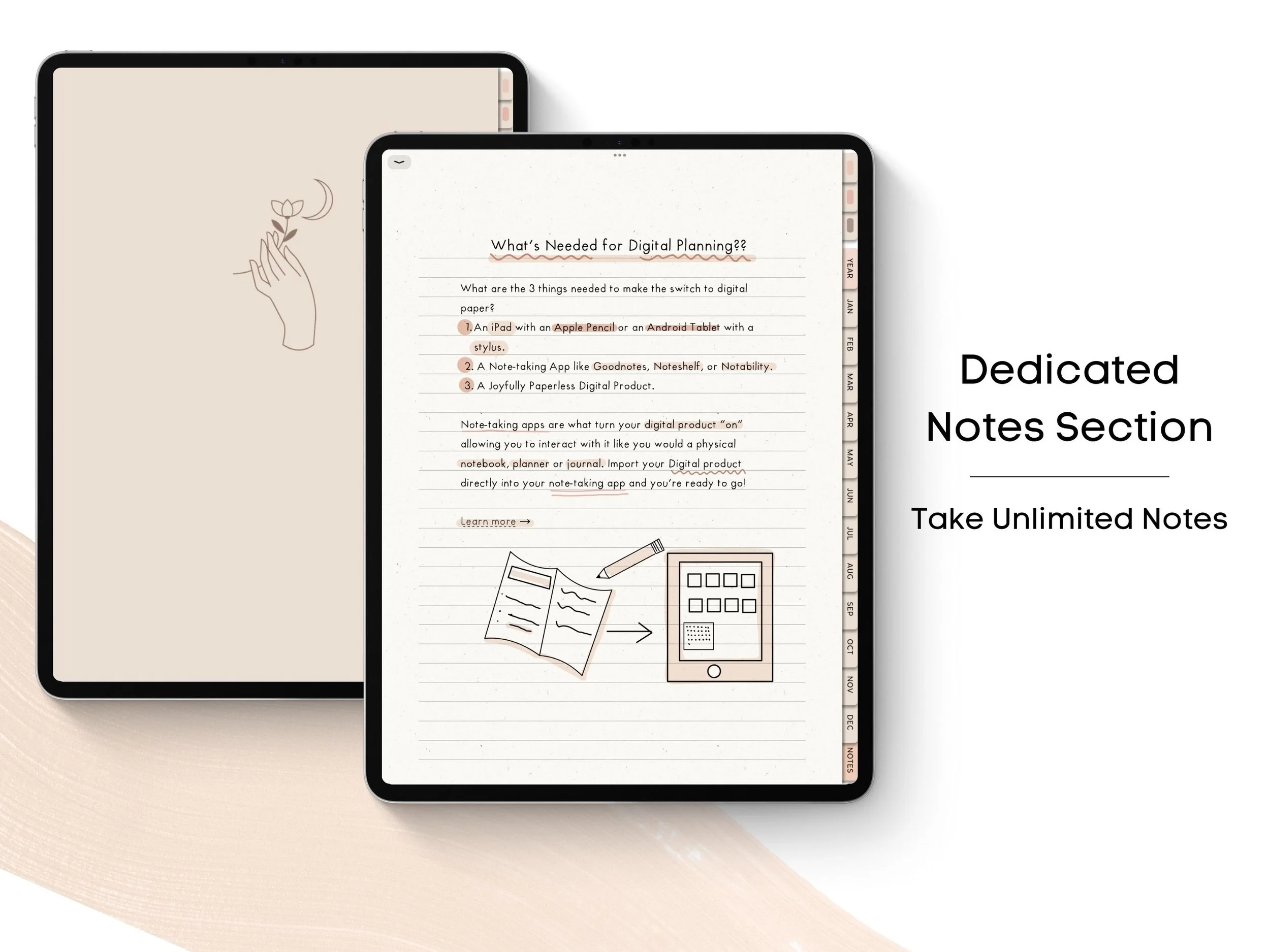 Undated Digital Planner — Joyfully Paperless