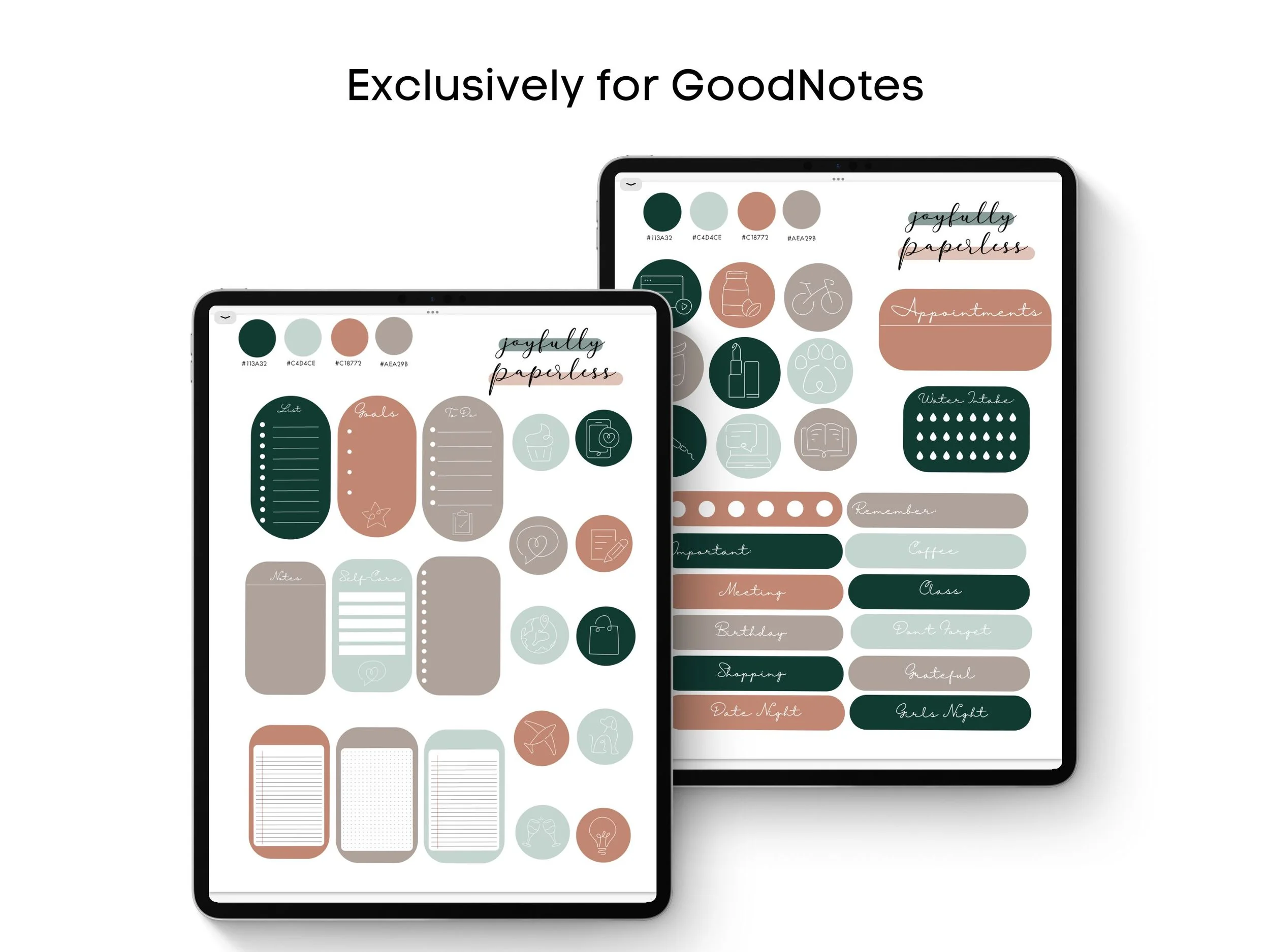GoodNotes Color-Changing Digital Stickers — Joyfully Paperless
