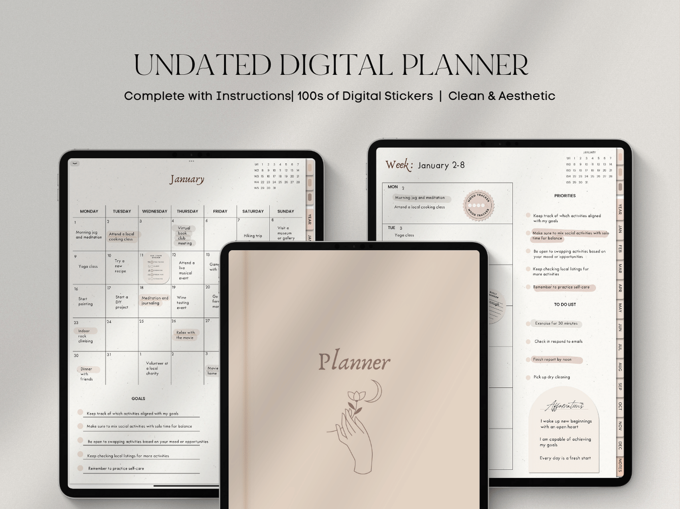 Undated Digital Planner — Joyfully Paperless