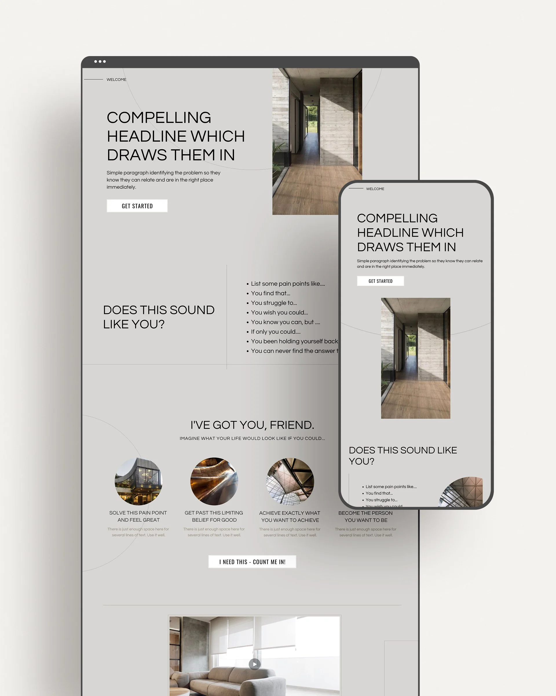 Salespage Templates — CREATED BY WAYNE